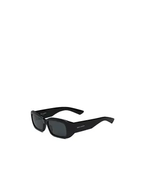 Saint Laurent Rectangular Frame Sunglasses - Black