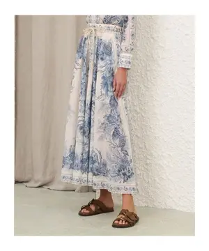 Zimmermann Wanderlust A-line Maxi Skirt