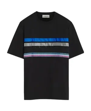 LANVIN Striped Crewneck T-shirt