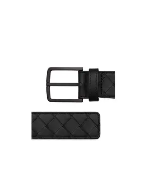 Bottega Veneta Woven Buckled Belt