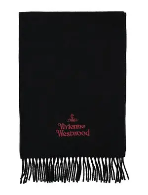 VIVIENNE WESTWOOD Logo Wool Scarf