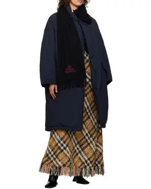 VIVIENNE WESTWOOD Logo Wool Scarf