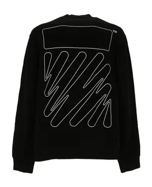 Off-White Logo Print Crewneck Sweatshirt