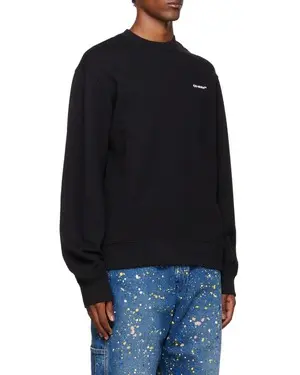 Off-White Logo Print Crewneck Sweatshirt