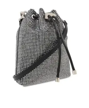 JIMMY CHOO Bon Bon Drawstring Crossbody Bag