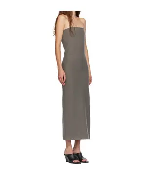 RIER Walker Midi Dress With Corset Detail