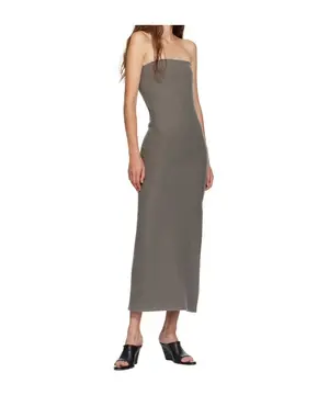 RIER Walker Midi Dress With Corset Detail