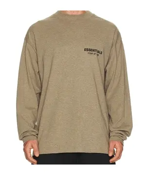 Fear Of God Long-sleeve T-shirt - Heather Ash