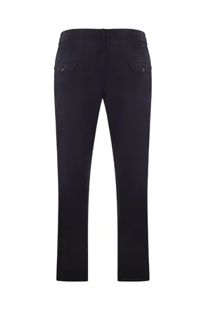 Eleventy Drawstring Tailored Pants - Navy