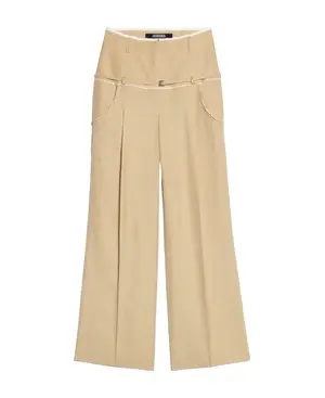Jacquemus Belted Wide-leg Tailored Trousers