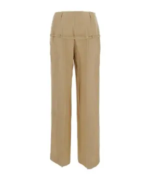 Jacquemus Belted Wide-leg Tailored Trousers