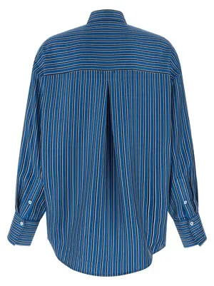 TOTEME Oversized Striped Shirt - Blue