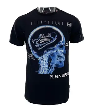 Philipp Plein Round Collar Printed T-shirt