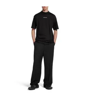 Balenciaga Logo Embroidered Medium-fit T-shirt
