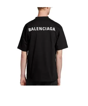 Balenciaga Logo Embroidered Medium-fit T-shirt