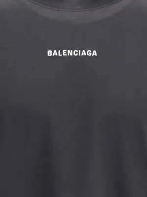 Balenciaga Logo Embroidered Medium-fit T-shirt