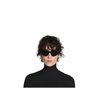 Balenciaga Cat Eye Frame Sunglasses - Black