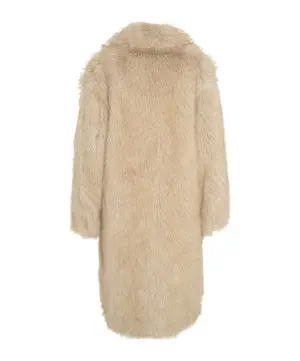 Liu Jo Faux Fur Long-sleeved Coat