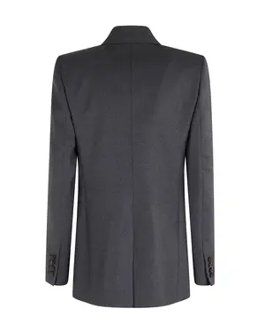 Max Mara Bolsena Single-breasted Blazer - Dark Grey
