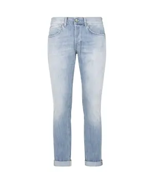 DONDUP 5 Pocket Regular Fit Jeans - Blue