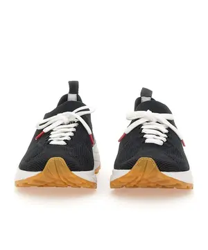 Kiton Meshed Lace-up Sneakers