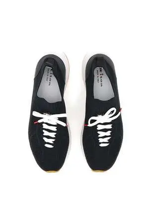 Kiton Meshed Lace-up Sneakers