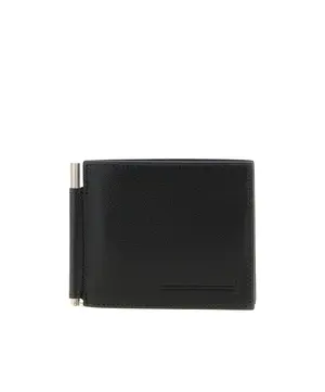 TOM FORD T-line Logo Printed Bi-fold Wallet - Black