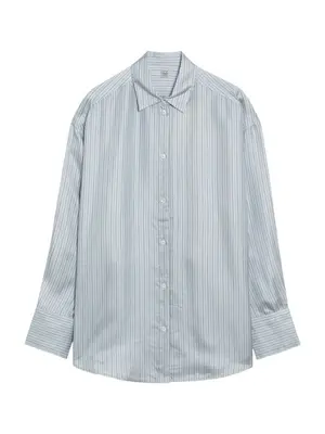 TOTEME Oversized Striped Shirt