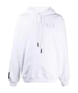 Alexander McQueen Drawstring Hoodie - White