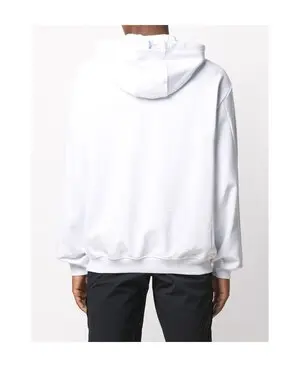 Alexander McQueen Drawstring Hoodie - White