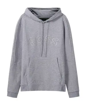 Hugo Boss Embroidered Logo Drawstring Hoodie