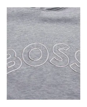 Hugo Boss Embroidered Logo Drawstring Hoodie