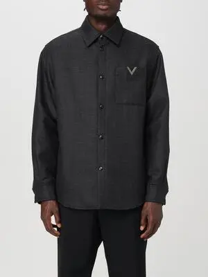 Valentino Garavani Logo Plaque Long-sleeved Jacket