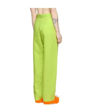 MSGM Logo Wide-leg Trousers
