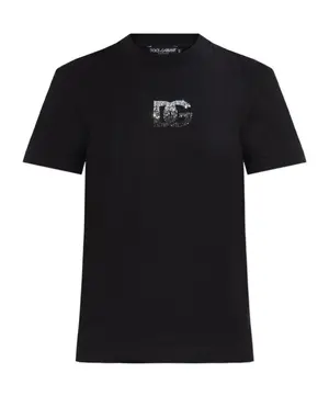 Dolce & Gabbana Dg Logo Embellished Crewneck T-shirt