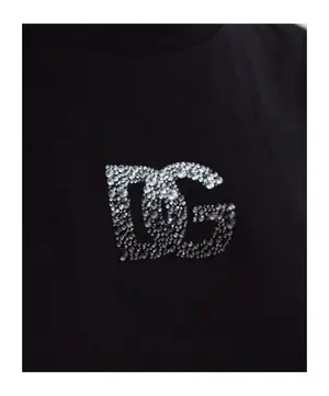 Dolce & Gabbana Dg Logo Embellished Crewneck T-shirt