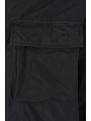 Stone Island Lightweight Patch Pocket Shirt Jacket - Black