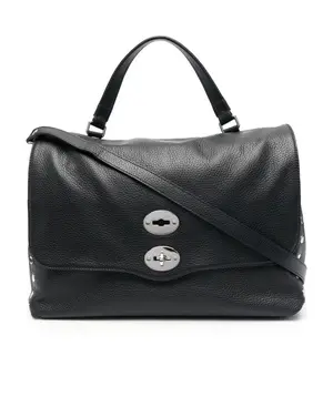 ZANELLATO Daily Pebbled Tote Bag - Black