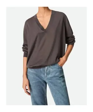 Bottega Veneta Light Fine Cashmere V-neck Jumper - No