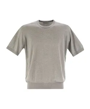 John Smedley Kempton Crew Neck Knitwear - Gray