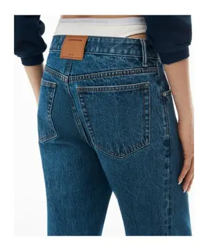 Alexander Wang Layered Low-waisted Jeans - Deep Blue
