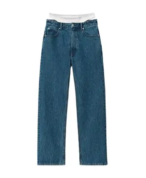 Alexander Wang Layered Low-waisted Jeans