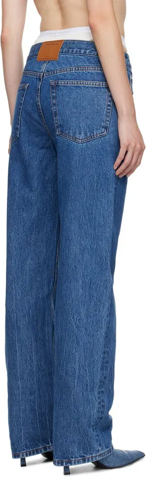Alexander Wang Layered Low-waisted Jeans