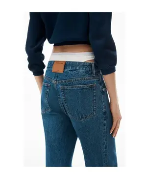 Alexander Wang Layered Low-waisted Jeans