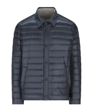 Herno Long-sleeved Reversible Padded Coat - Black