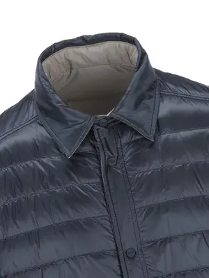 Herno Long-sleeved Reversible Padded Coat - Black