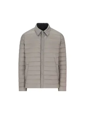 Herno Long-sleeved Reversible Padded Coat - Black