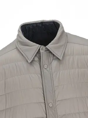 Herno Long-sleeved Reversible Padded Coat - Black