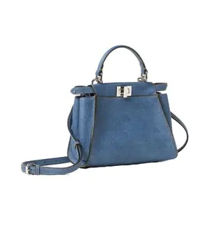 Fendi Peekaboo Mini Tote Bag - Blue