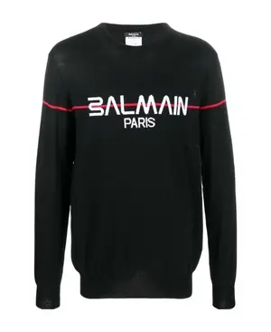 Balmain Embroidered Knitwear For Men